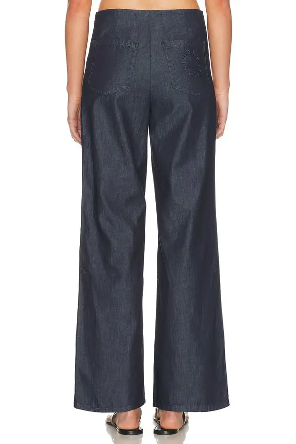 SIMONMILLER Pia Chambray Pant - Indigo