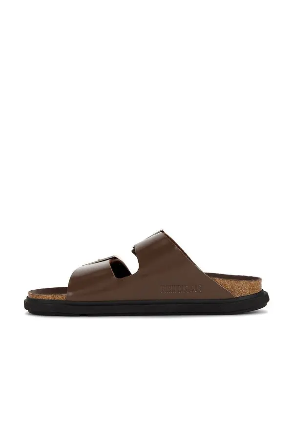 BIRKENSTOCK Arizona Droplet Buckle High Shine Sandal - Carafe