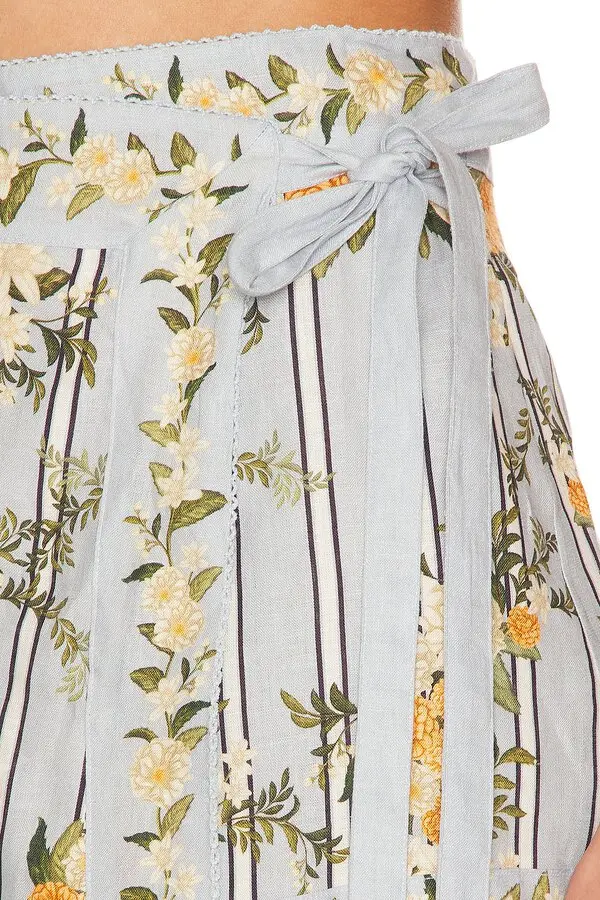 Agua Bendita Luna Mini Sarong Skirt - Valle