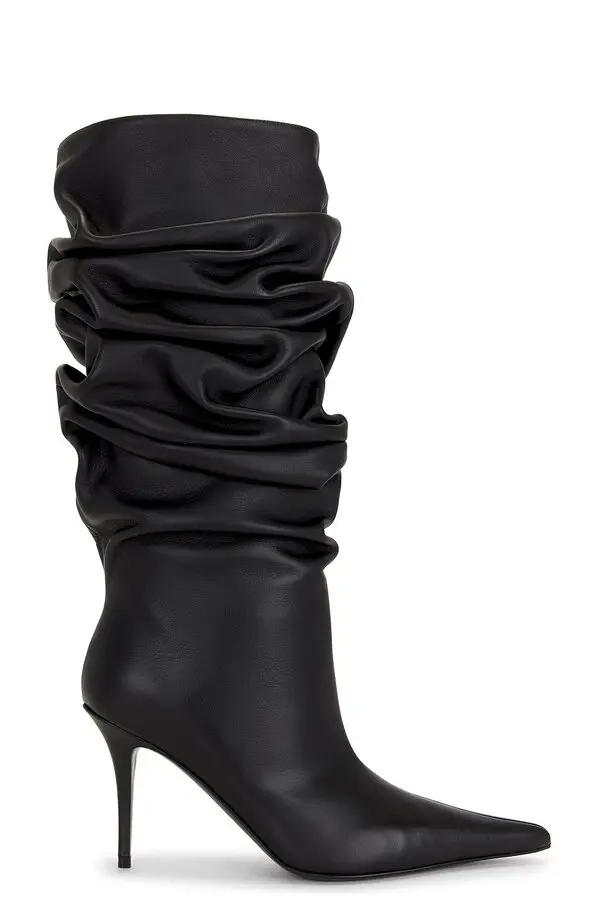 Amina Muaddi Anok 105 Latex Bootie