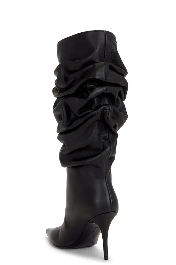 Amina Muaddi Anok 105 Latex Bootie