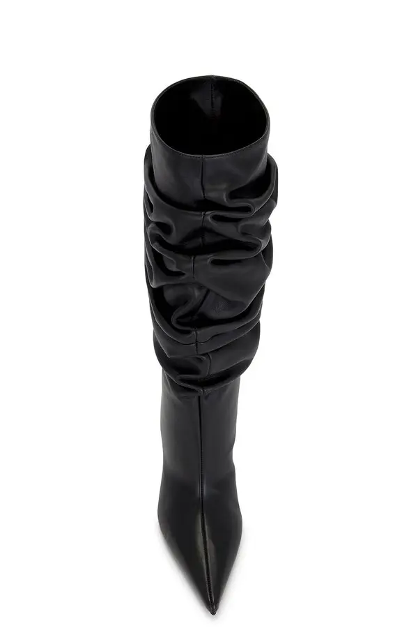 Amina Muaddi Anok 105 Latex Bootie