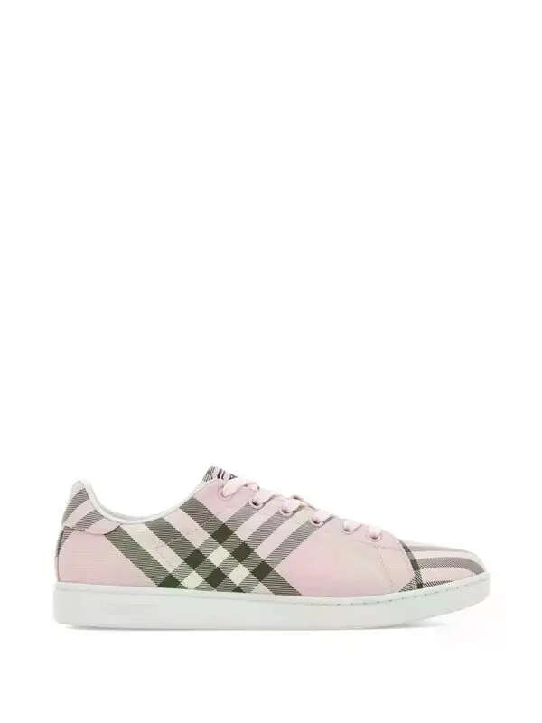 Burberry Pattern Lace-up Sneakers