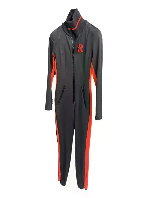 ACCESSXPRIVE Paneled Logo Performance Jumpsuit
