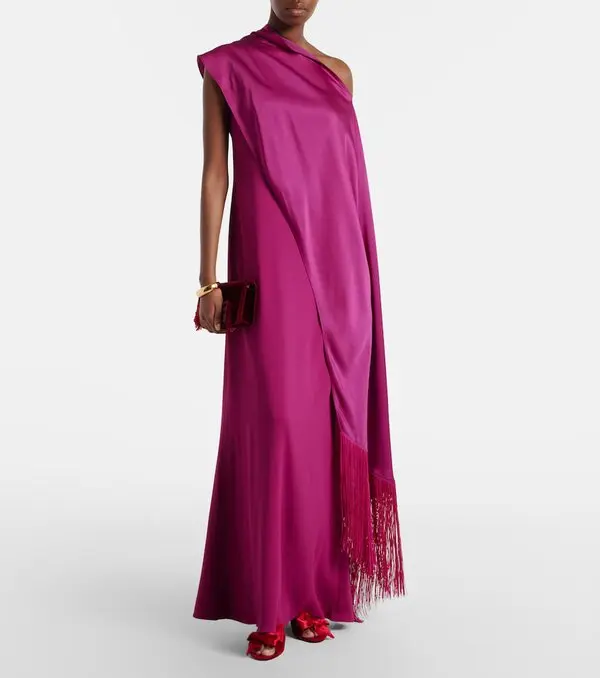 TALLER MARMO Berenson Draped Gown - Purple