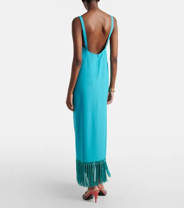 TALLER MARMO Palermo Fringed Midi Dress