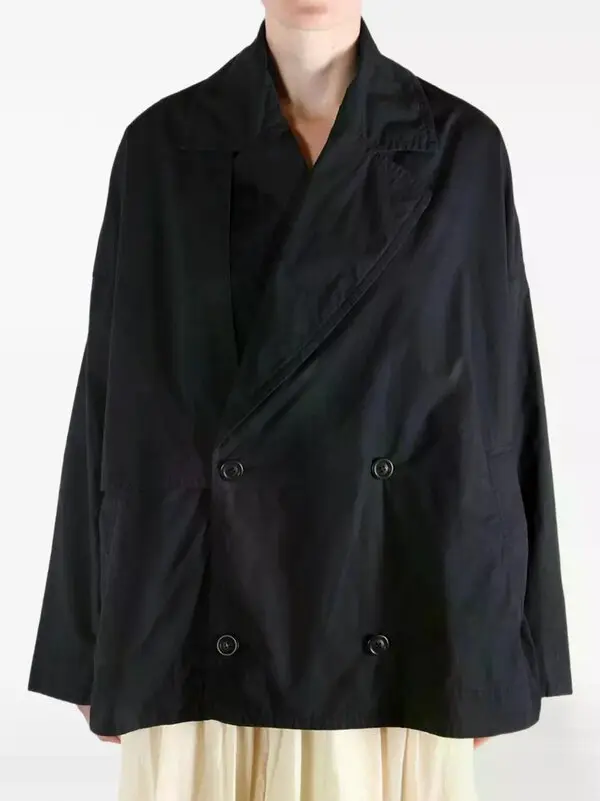 CASEY CASEY Cotton Double-breasted Coat