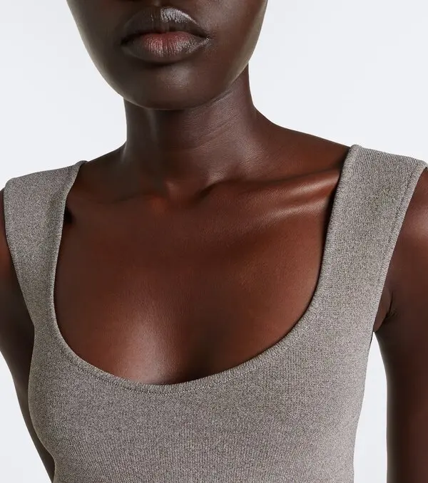 RÓHE Knitted Tank Top - Grey