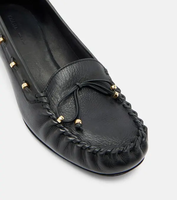 Khaite Milly 45 Leather Pumps - Black