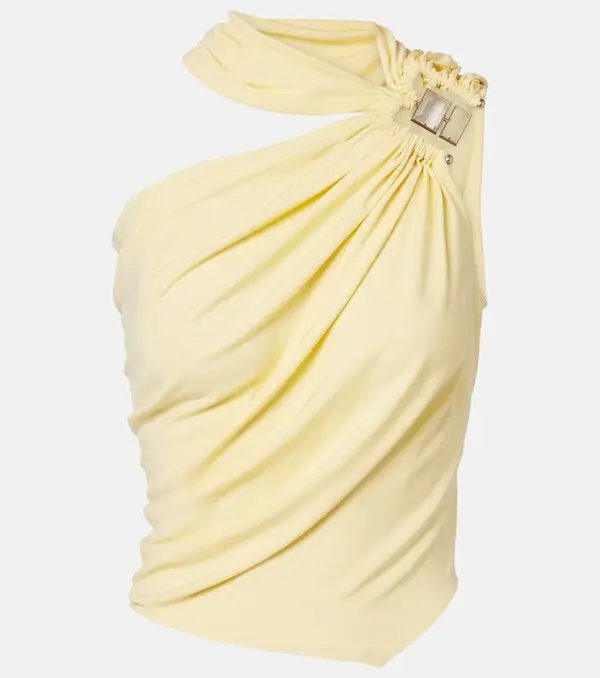 Christopher Esber Gathered Jersey Top