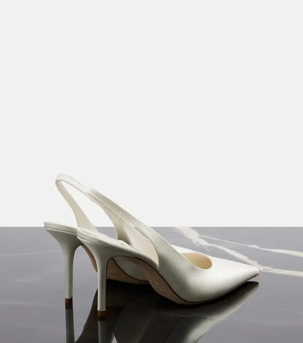 JIMMY CHOO Love Satin Slingback Pumps