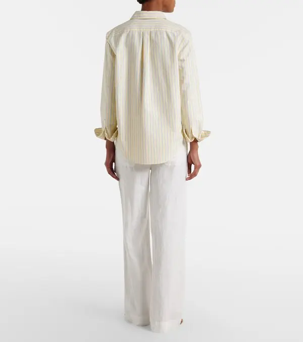 Polo Ralph Lauren Linen Wide-leg Pants - White