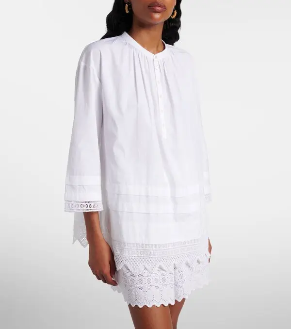 Polo Ralph Lauren Broderie Anglaise Cotton Poplin Shirt