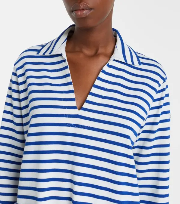 Polo Ralph Lauren Striped Cotton Jersey Polo Dress