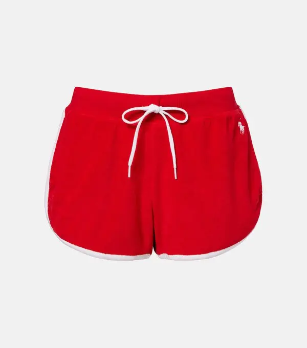 Polo Ralph Lauren Cotton-blend Terry Shorts - Red