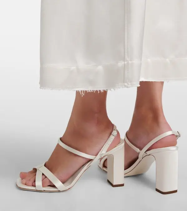 JIMMY CHOO Elsy Slingback Sandals - White