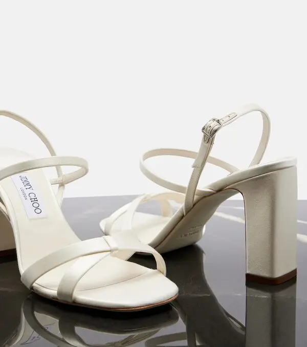 JIMMY CHOO Elsy Slingback Sandals - White