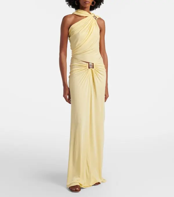 Christopher Esber Jersey Maxi Skirt - Yellow