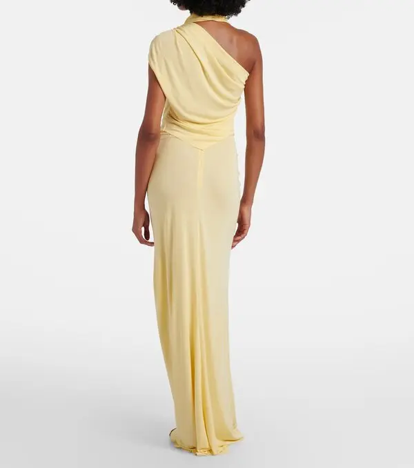 Christopher Esber Jersey Maxi Skirt - Yellow