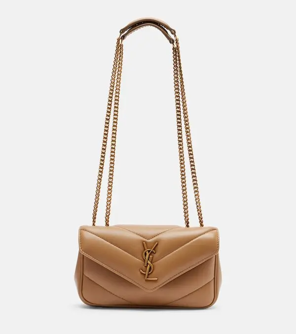 Saint Laurent Loulou Mini Leather Shoulder Bag