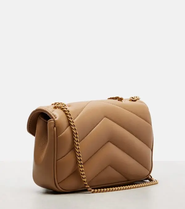 Saint Laurent Loulou Mini Leather Shoulder Bag