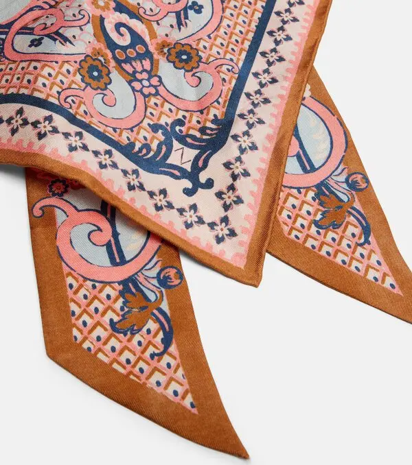 Zimmermann Printed Silk Head Wrap