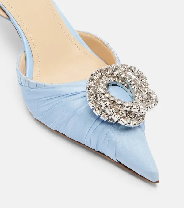 Mach & Mach Galaxy Embellished Organza Slingback Pumps