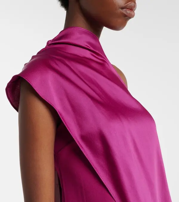 TALLER MARMO Berenson Draped Gown - Purple