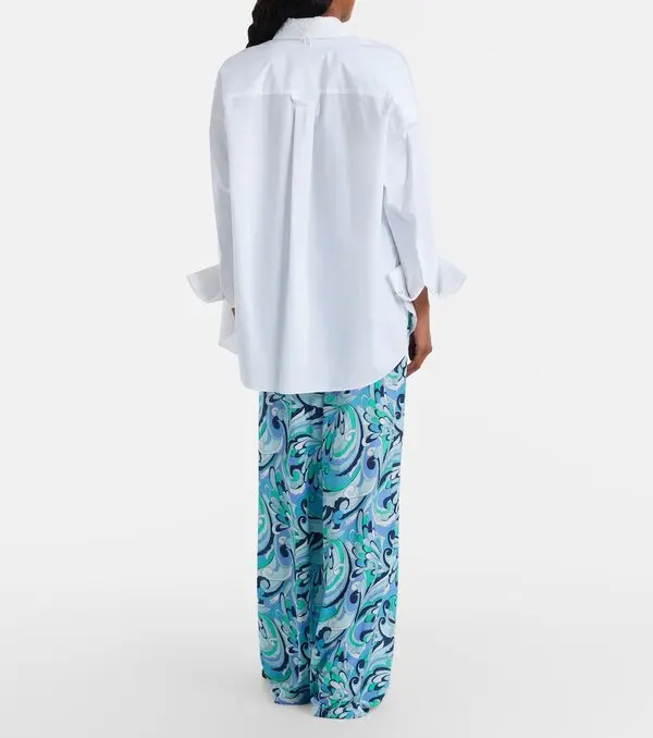 Melissa Odabash Reese Printed Palazzo Pants