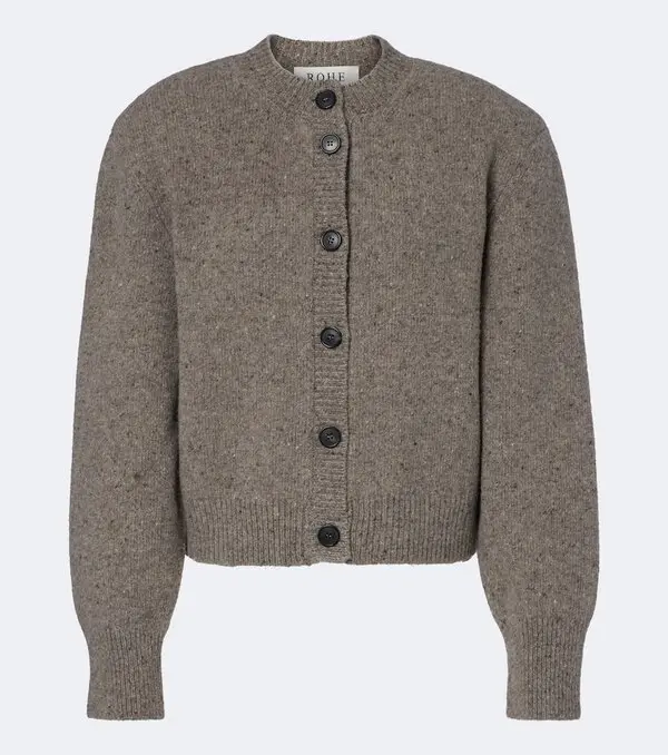 RÓHE Wool Cardigan - Grey