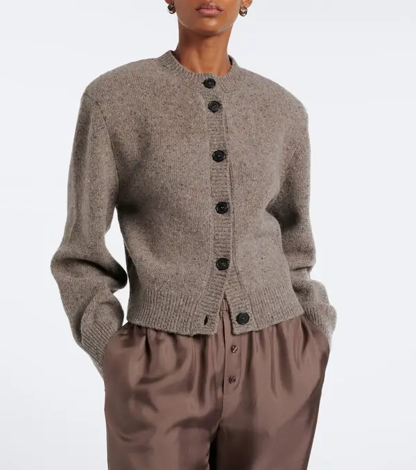 RÓHE Wool Cardigan - Grey