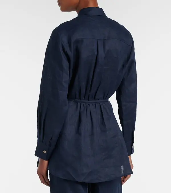 Melissa Odabash Ariel Linen Shirt