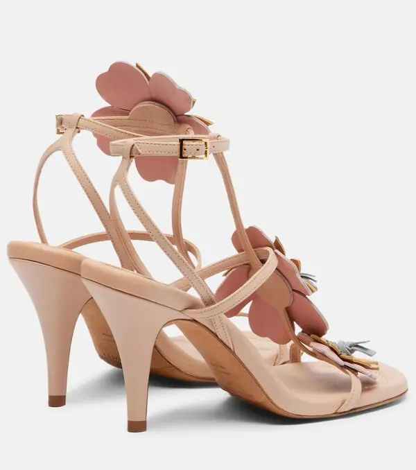 Zimmermann Lilia 85 Leather Sandals