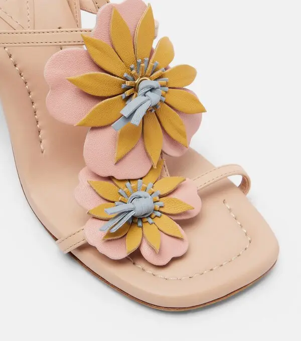 Zimmermann Lilia 85 Leather Sandals