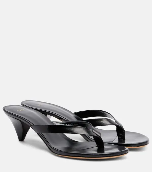 JUDE Rooty Leather Thong Sandals
