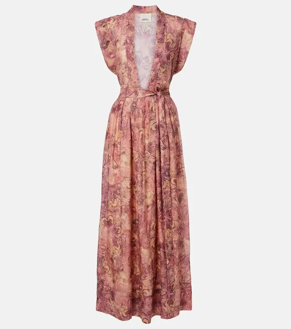 Isabel Marant Étoile Melissa Printed Maxi Dress - Pink