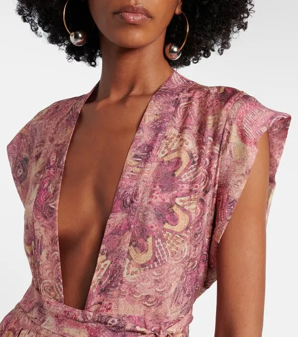 Isabel Marant Étoile Melissa Printed Maxi Dress - Pink
