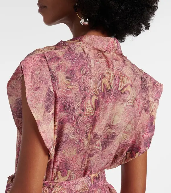 Isabel Marant Étoile Melissa Printed Maxi Dress - Pink
