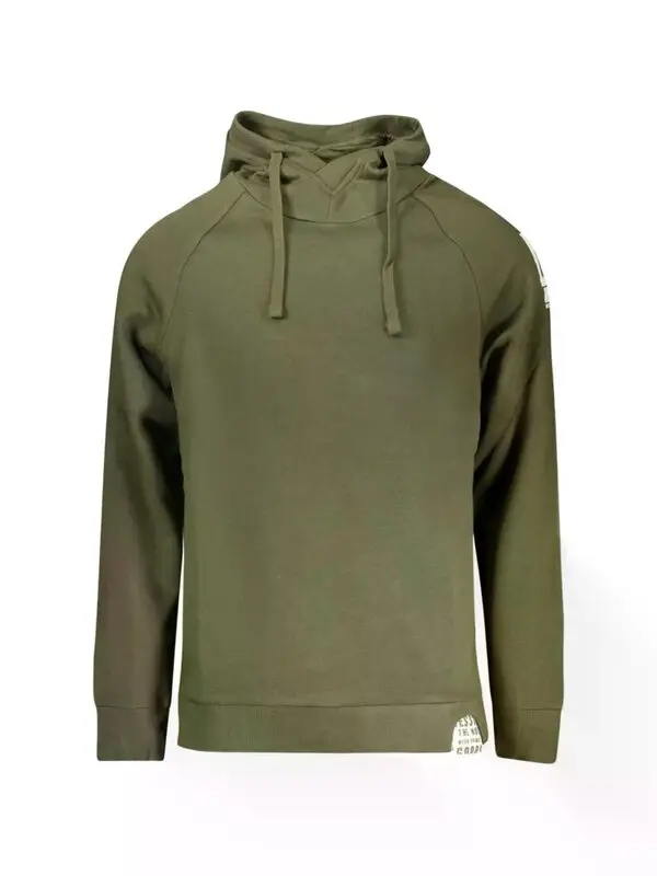 RIFLE Logo-patch Raglan-sleeve Hoodie