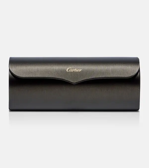 Cartier Signature C Cat-eye Sunglasses - Black