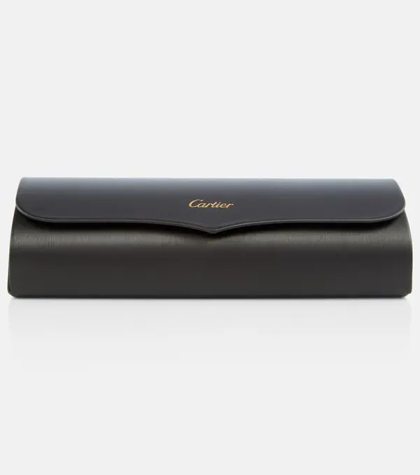 Cartier Signature C Cat-eye Sunglasses - Brown
