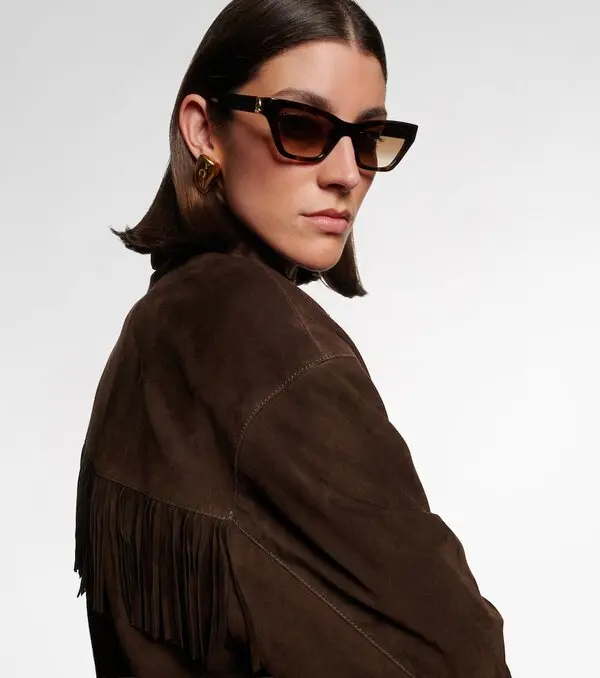 Cartier Signature C Cat-eye Sunglasses - Brown
