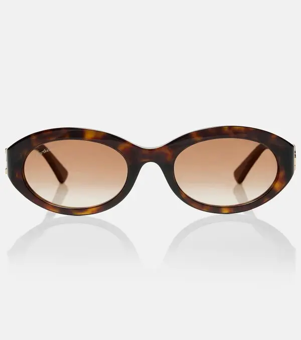 Cartier Signature C Oval Sunglasses - Brown