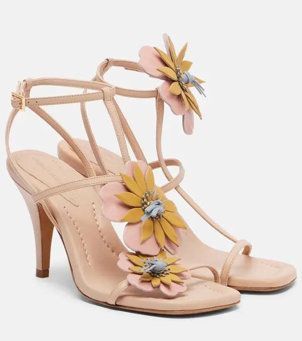 Zimmermann Lilia 85 Leather Sandals