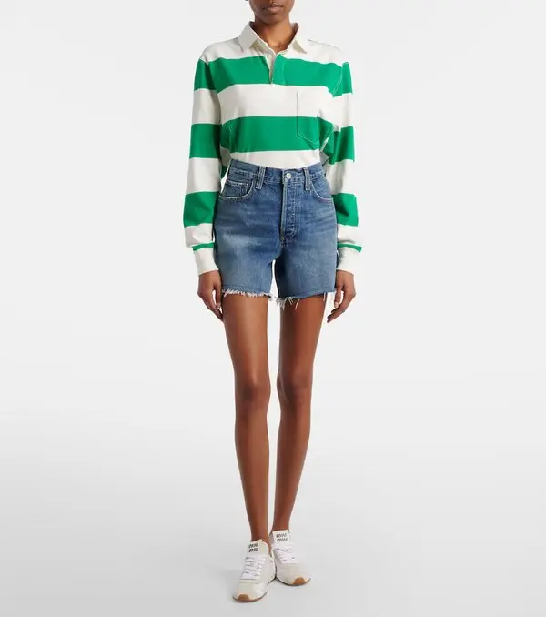 AGOLDE Nye Denim Shorts - Blue
