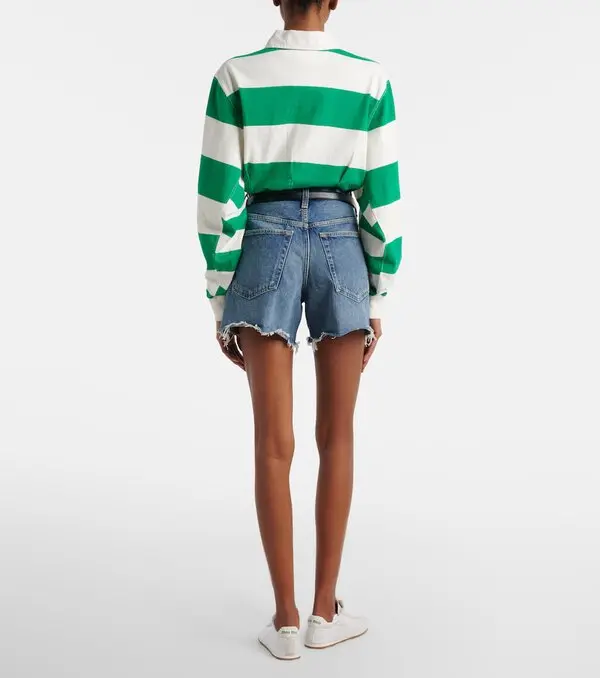 AGOLDE Nye Denim Shorts - Blue