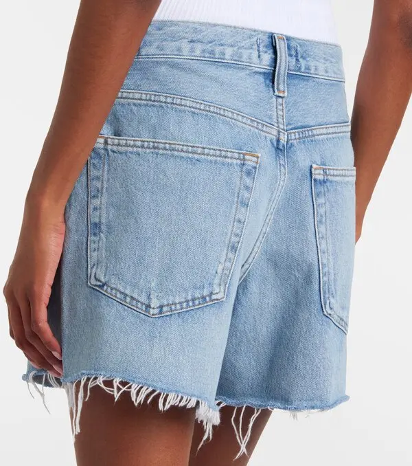 AGOLDE Nye Denim Shorts - Blue