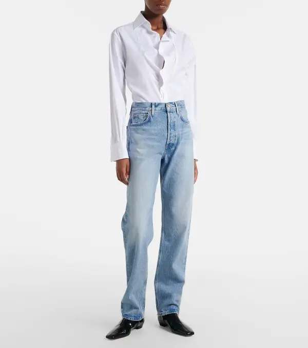 AGOLDE 90s Straight Organic Cotton Jeans - Blue
