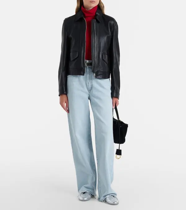 AGOLDE Lyonne Wide-leg Jeans