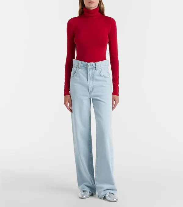 AGOLDE Lyonne Wide-leg Jeans
